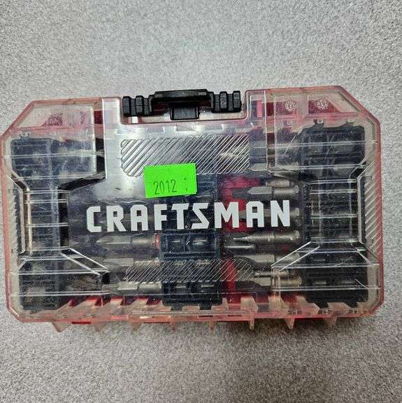 Craftsman 47-Piece Screwdriver Bit Set in Hard Plastic Case - Metzger ...