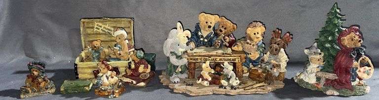 3 Boyds Bears & Friends Figurines, Inc. Bearstone Collection - Metzger ...