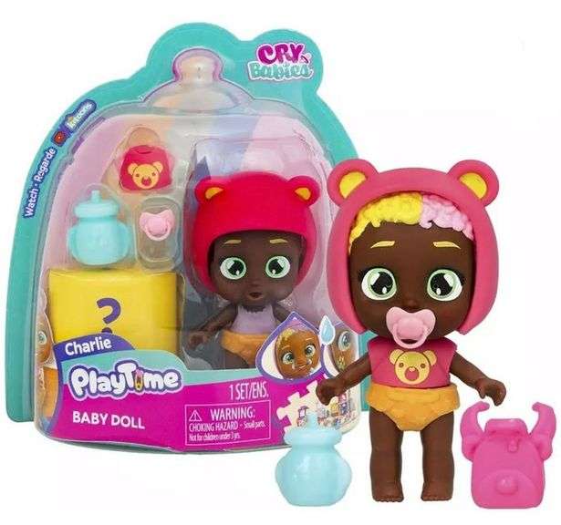 Cry Babies Playtime Baby Doll ‘Charlie’ with Accessories - Metzger ...
