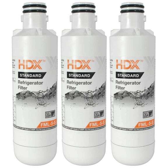 HDX - FML-5-S Standard Refrigerator Water Filter Replacement Fits LG ...