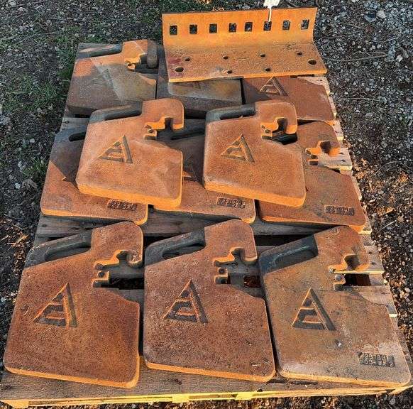 11- Allis Chalmers suit case weights and bracket for 7000 series , sold ...