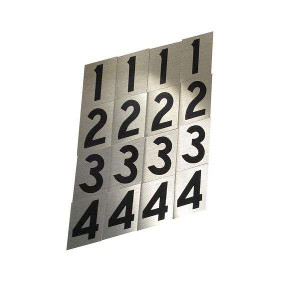 EVERBILT - 1.5 in. Adhesive Reflective Mailbox Numbers Sticker Set ...