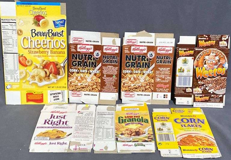 Kellogg’s And General Mills Mini Cereal Box Packaging 1994-2004, 3”x6 ...