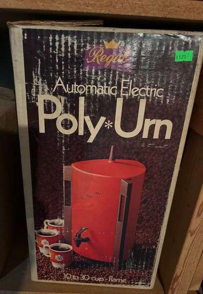 Regal Automatic Electric Poly-Urn Coffee Maker, 10-30 Cup Capacity ...
