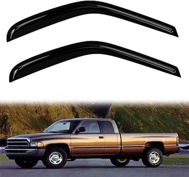 DIMFLUX - Window Visors Rain Guards for 1994-2001 Dodge Ram 1500 2500 ...