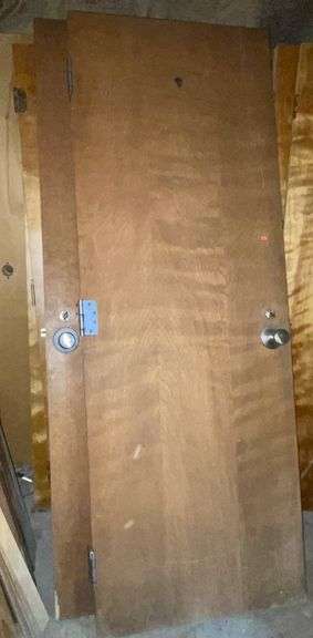 Solid Core Doors with Hinges and Door Hardware 30”x80.5” - Metzger ...