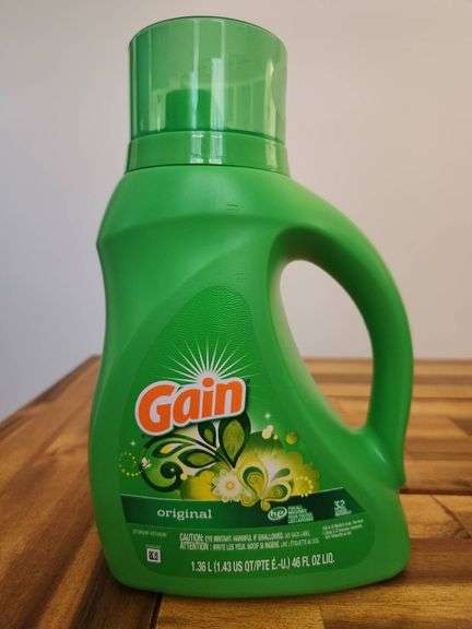 Gain Liquid Laundry Detergent, Original Scent, 32 loads, 46 fl oz ...