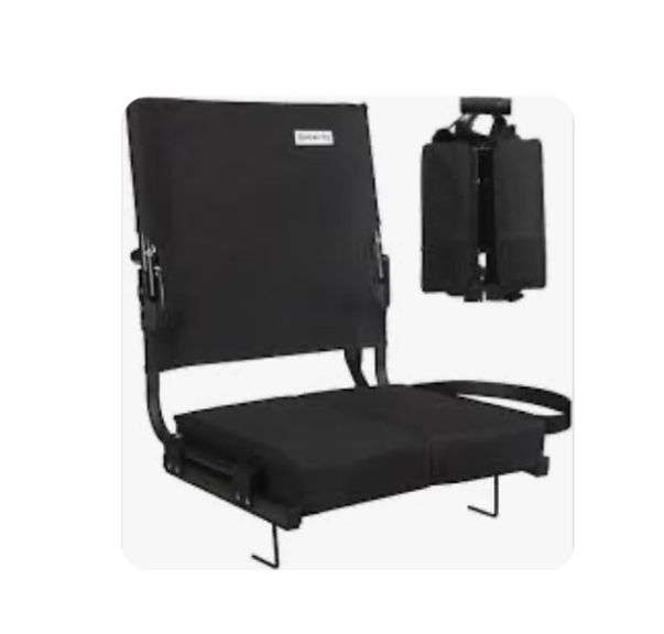 Behairty Compact Stadium Seat with Backrest and Cushion - Metzger ...