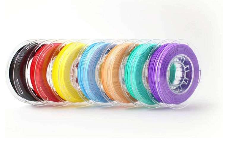 Boxed 3D Printer Filament Spools in Multiple Colors - Metzger Property ...