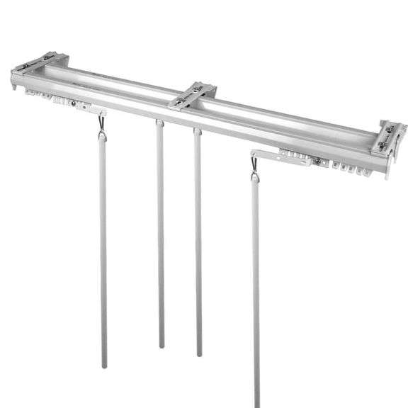 ROD DESYNE - Adjustable Baton Draw Double Traverse in White - Metzger ...