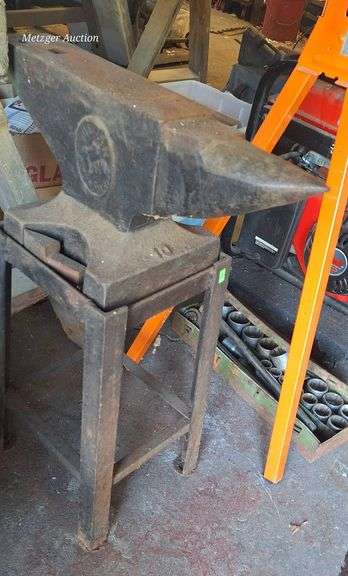 Vulcan #10 Solid Steel Anvil with Stand and 2 Cutting Tools - Metzger ...