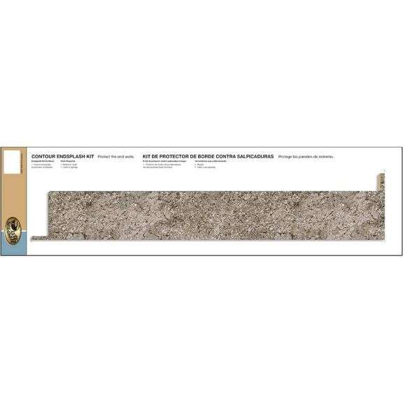 HAMPTON BAY - Laminate End Splash Kit for Countertop with Integrated ...