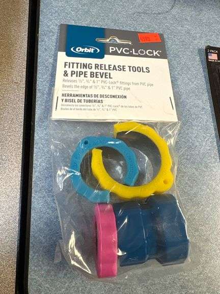 Orbit PVC-Lock Fitting Release Tools & Pipe Bevel - Metzger Property ...