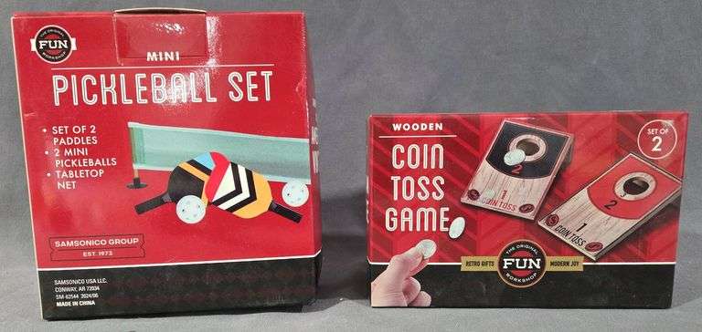Mini Pickleball Set and Coin Toss Game by Samsonico Group - Metzger ...