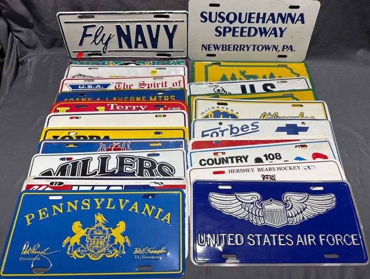 22 Honeycomb Cereal Miniature Collector Metal License Plates With ...