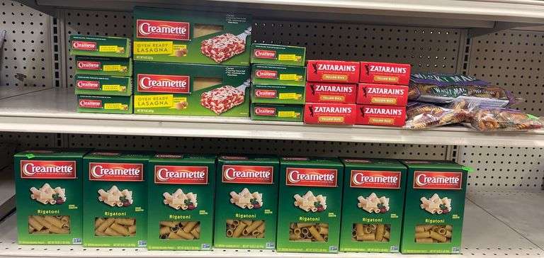 Creamette Pasta, Zatarain’s Yellow Rice, and Wacky Mac Veggie Spirals ...