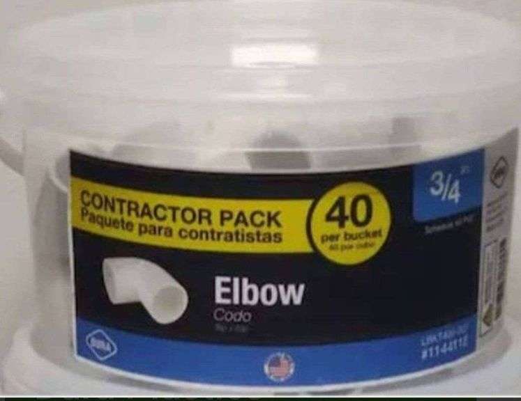Dura Plastics 3/4-In 90-Degree Schedule 40 PVC Elbow Contractor Pack ...