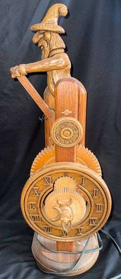 Woodland Clock Co. Witch-Themed Electric Clock, 22.5” Tall - Metzger ...