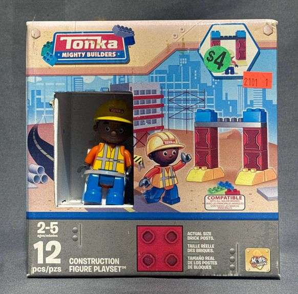 Tonka Mighty Builders Construction Figure Playset, 12 Pieces 7 ...