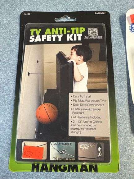 Hangman TV Anti-Tip Safety Kit with Loop Cable - Metzger Property ...