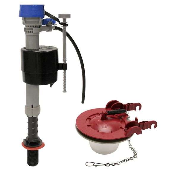 - Fluidmaster Universal Toilet fill valve and 3-in flapper kit - PLEASE ...