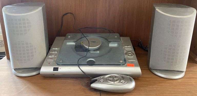 Coby Compact Disc Player System with Remote and Dual Speakers - Metzger ...
