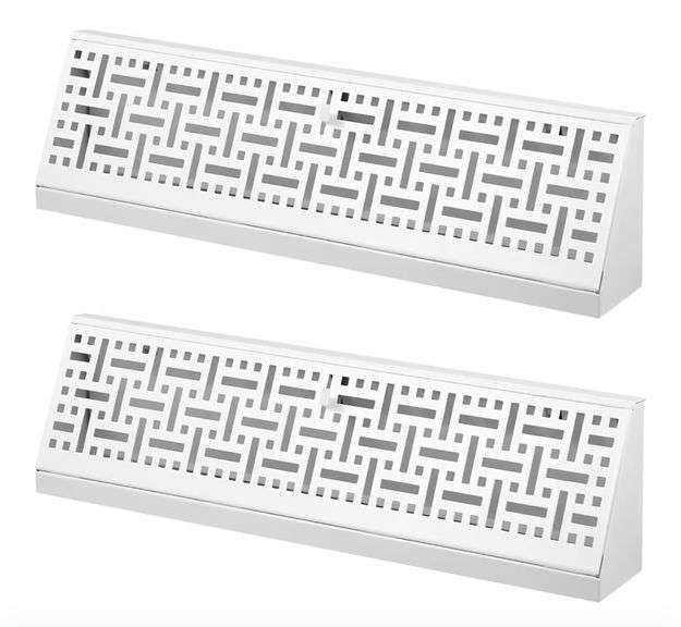 Metal Vent Covers with Geometric Cutout Design 18” - Metzger Property ...