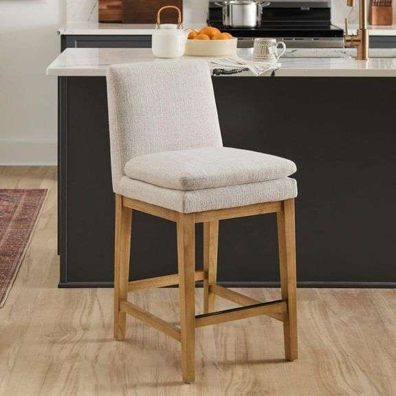 HOME DECORATORS COLLECTION - Hillside 26 in. Wood Upholstered Counter ...