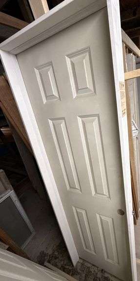 Primed Single Pre-Hung Door with Flat Jambs and Hinges - Metzger ...