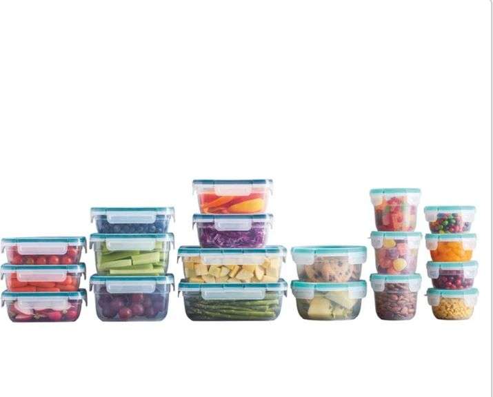 Snapware Total Solution 38-Piece Plastic Food Storage Set with Latching ...