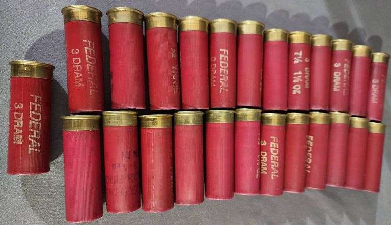 Federal 12-Gauge Shotgun Live Shells With 3 Dram Load – 25 Rounds ...
