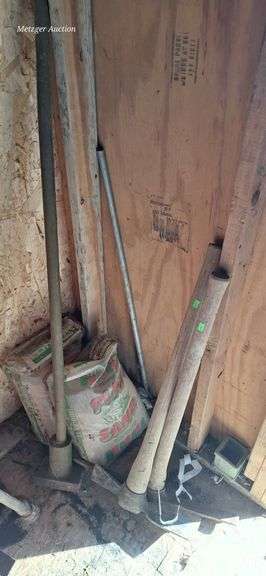 Pick Ax Heads, Tamp Tools, and Bags of Play Sand - Metzger Property ...