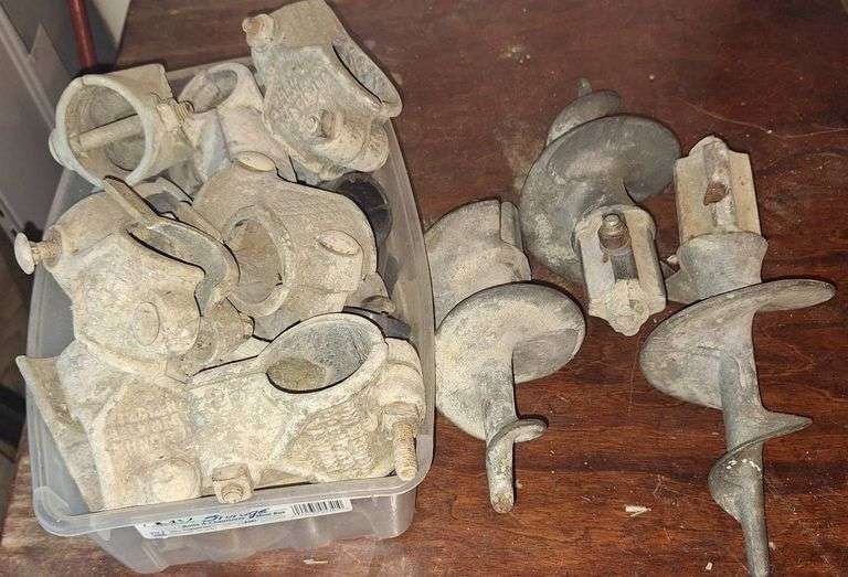 Pier Metal Auger Bits and Pipe Clamp Fittings - Metzger Property ...