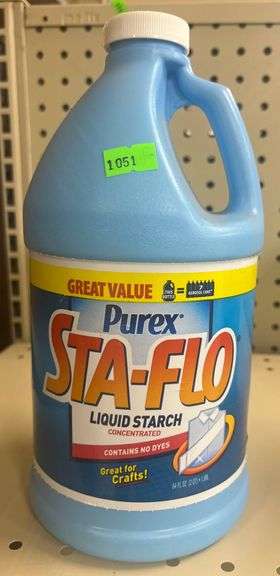Purex Sta-Flo Liquid Starch Concentrated 64 oz Bottle - Metzger ...