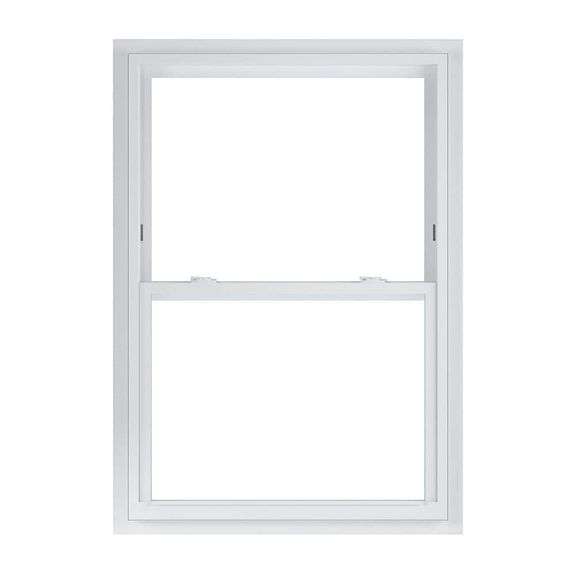 AMERICAN CRAFTSMAN - 32 in. x 59 in. 70 Series White Single Hung Low-E ...