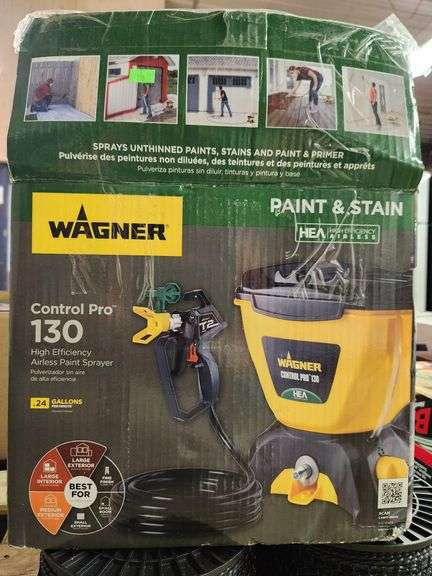 Wagner Control Pro 130 paint and stain sprayer pre owned - Metzger ...