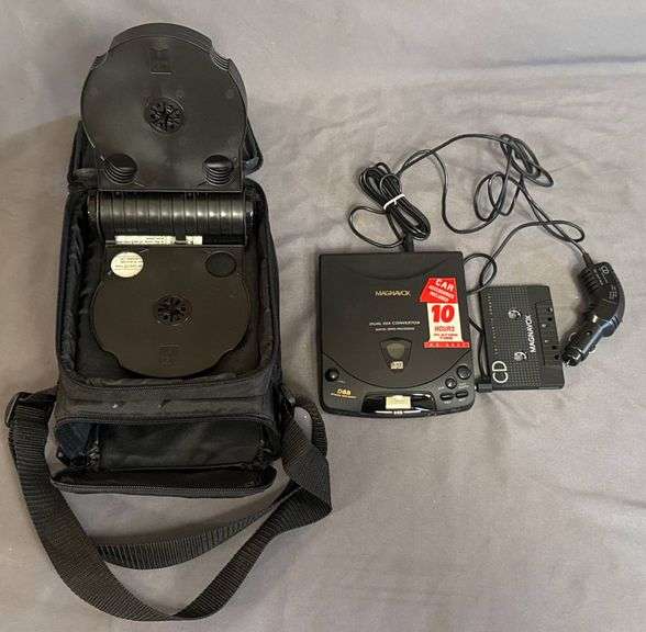 Magnavox Portable CD Player AZ6832 with Carrying Case & Accessories, 6. ...