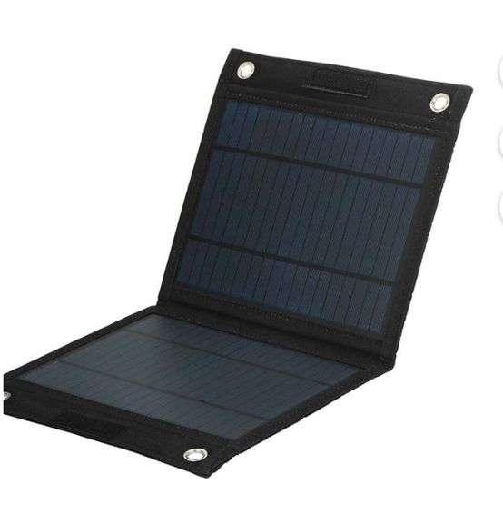 Portable Solar Charger with Dual Panels.925W Foldable Solar Panel ...
