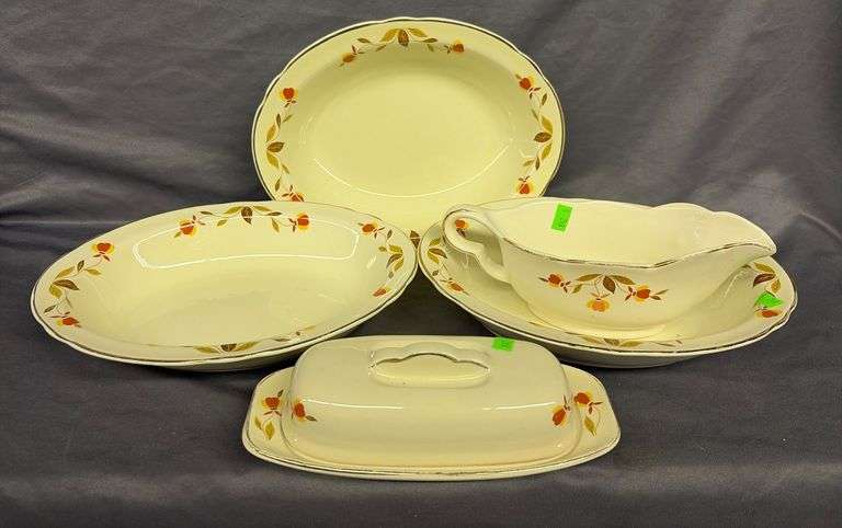 Superior Hall Quality Dinnerware with Autumn Leaf Pattern - Metzger ...