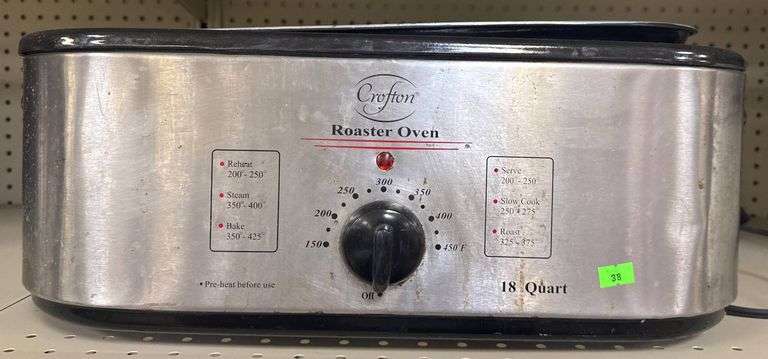 Crofton 18 Quart Roaster Oven with Temperature Control - Metzger ...