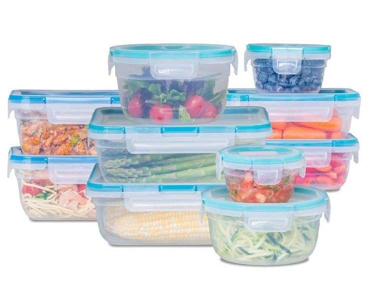 Snapware Pyrex Total Solution 18-Piece Glass Food Storage Containers ...