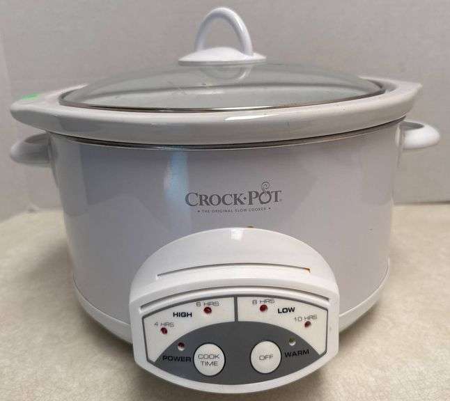 Crock-Pot 38501 Slow Cooker with Glass Lid and Stoneware Insert ...