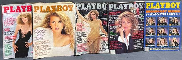 5 – 1981,1989 Playboy Magazines with Advertisements - Metzger Property Services, LLC