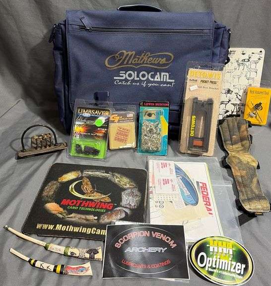 Archery Accessories Inc. Mathews Solocam Bag, Stickers & More - Metzger ...