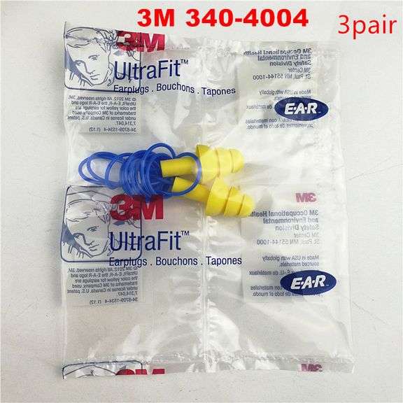 E-A-R ULTRAFIT - E-A-R UltraFit Earplugs 340-4004 With Plastic Cord ...