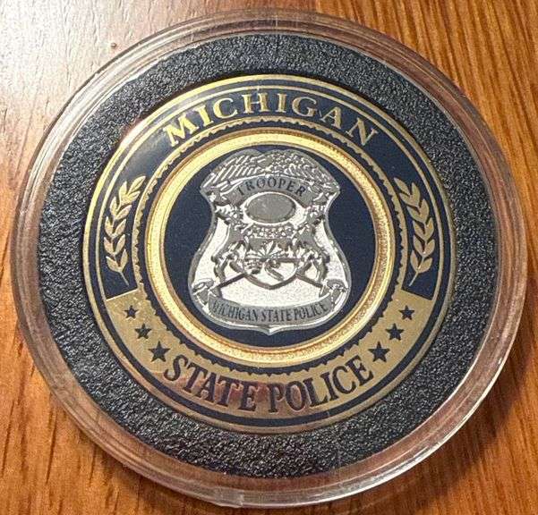 Michigan State Police Commemorative Coin - Metzger Property Services, LLC