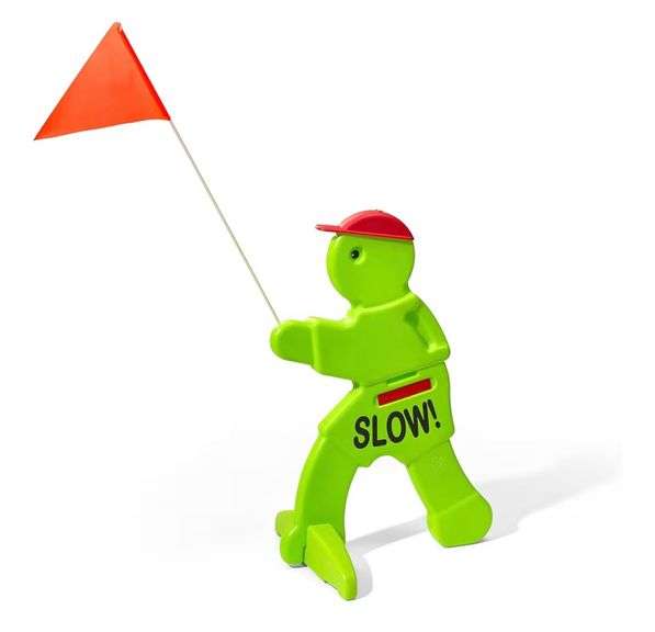 Step2 KidAlert Visual Warning Signal Figure with Flag and Hat - Metzger ...