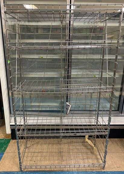 Metal Wire Display Rack with 5 Tiers, 37x19x64 - Metzger Property ...