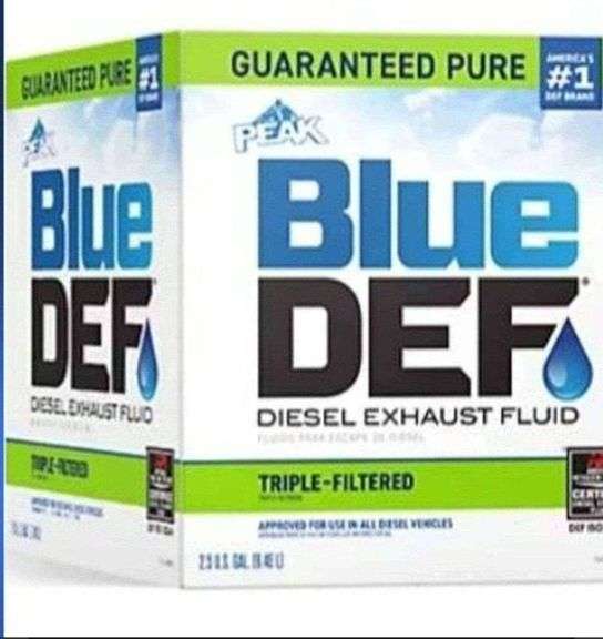 BlueDEF Diesel Exhaust Fluid 2.5 Gal Box for SCR Systems - Metzger ...