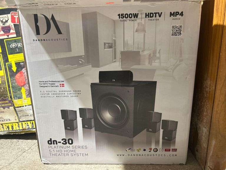 Boston Acoustics DN-30 Home Theater Speaker System, 1500W Output ...